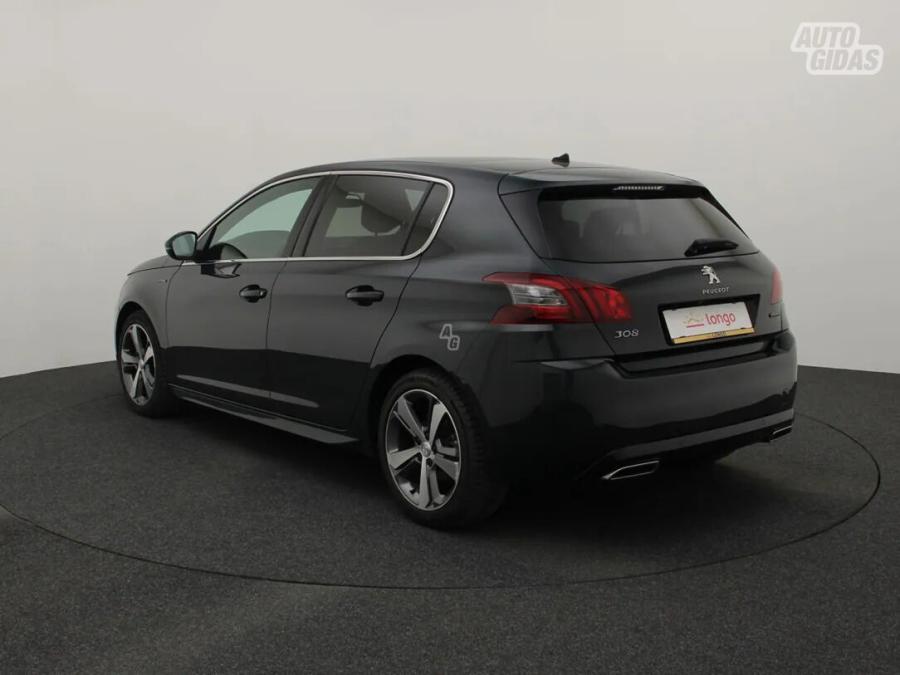 Grey Peugeot 308 2018 in Vilnius, with an engine capacity of 1.20 L and mileage of 160 thousand km for 7999 €, photo 8 on AUTOMOTO.COM.LV