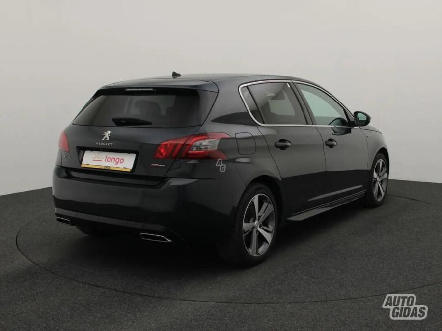 Grey Peugeot 308 2018 in Vilnius, with an engine capacity of 1.20 L and mileage of 160 thousand km for 7999 €, photo 9 on AUTOMOTO.COM.LV