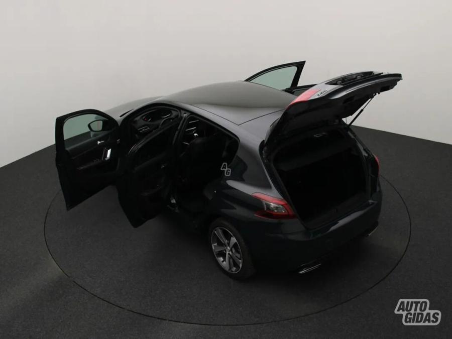 Grey Peugeot 308 2018 in Vilnius, with an engine capacity of 1.20 L and mileage of 160 thousand km for 7999 €, photo 14 on AUTOMOTO.COM.LV