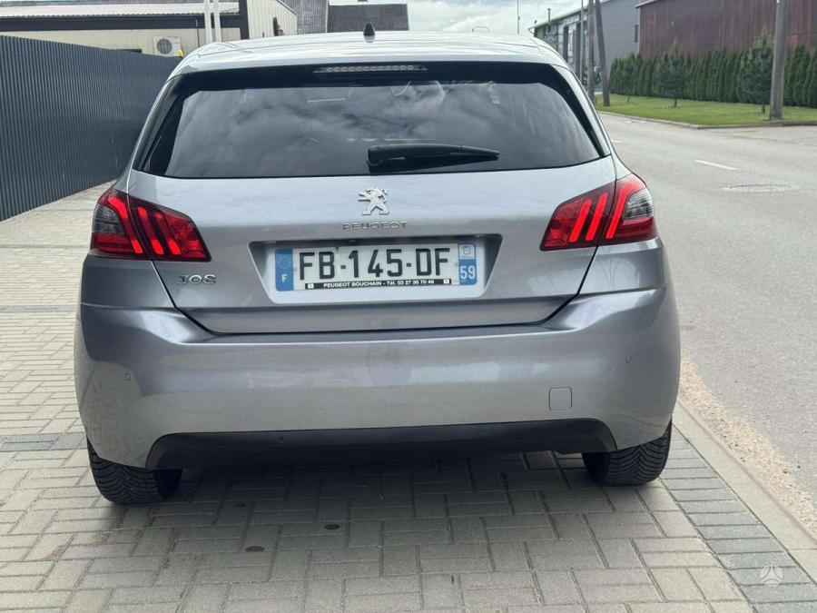 Серый Пежо 308 2018 в Таураге, объемом двигателя 1.20 л и пробегом 169 тыс. км за 4500 €, фото 6 на AUTOMOTO.COM.LV