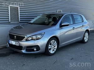 Grey Peugeot 308 2018 in Riga, with an engine capacity of 1.20 L and mileage of 76 thousand km for 6900 €, photo  on AUTOMOTO.COM.LV