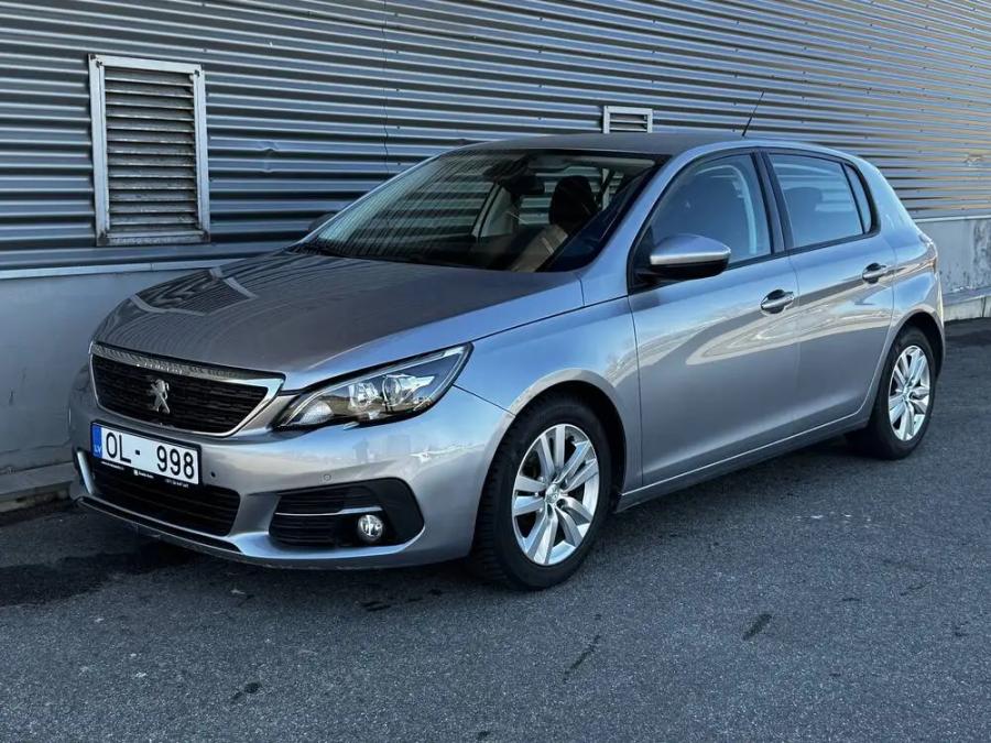Pelēks Peugeot 308 2018 Rīga, ar dzinēja tilpumu 1.20 L un nobraukumu 76 tūkst. km par 6900 €, foto 1 vietnē AUTOMOTO.COM.LV