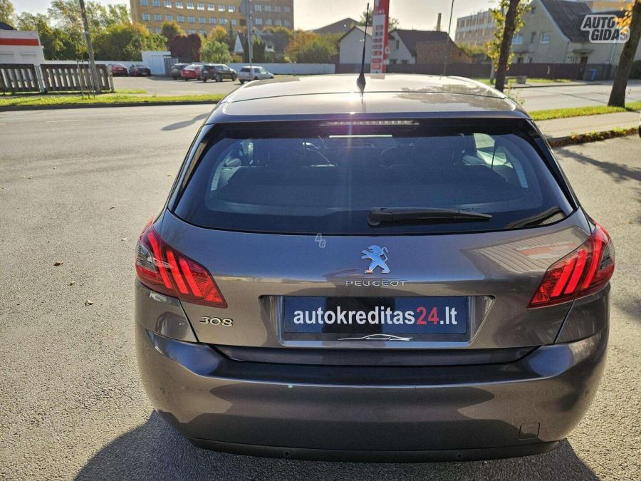 Grey Peugeot 308 2018 in Siauliai, with an engine capacity of 1.20 L and mileage of 116 thousand km for 4650 €, photo 11 on AUTOMOTO.COM.LV