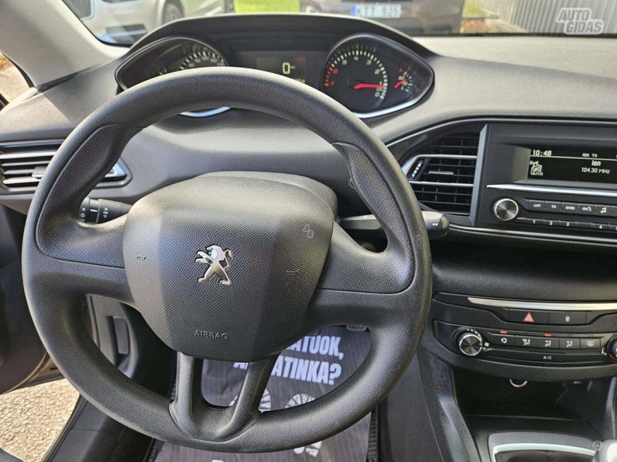 Grey Peugeot 308 2018 in Siauliai, with an engine capacity of 1.20 L and mileage of 116 thousand km for 4650 €, photo 18 on AUTOMOTO.COM.LV