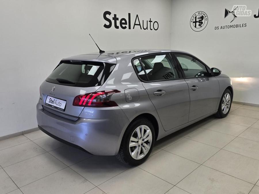Grey Peugeot 308 2019 in Vilnius, with an engine capacity of 1.20 L and mileage of 83 thousand km for 6600 €, photo 6 on AUTOMOTO.COM.LV