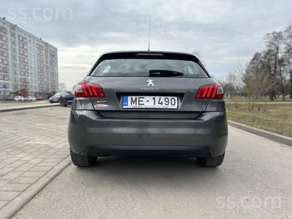 Grey Peugeot 308 2019 in Riga, with an engine capacity of 1.50 L and mileage of 180 thousand km for 6500 €, photo 7 on AUTOMOTO.COM.LV