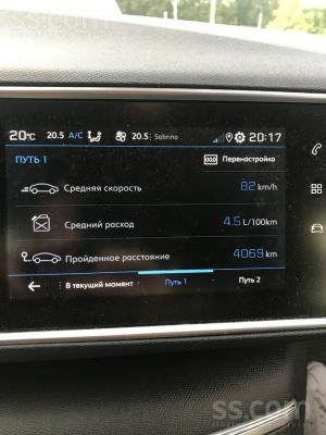 Серый Пежо 308 2019 в Рига, объемом двигателя 1.50 л и пробегом 180 тыс. км за 6500 €, фото 23 на AUTOMOTO.COM.LV