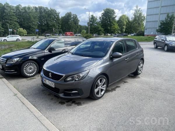 Grey Peugeot 308 2019 in Riga, with an engine capacity of 1.50 L and mileage of 180 thousand km for 6195 €, photo 1 on AUTOMOTO.COM.LV