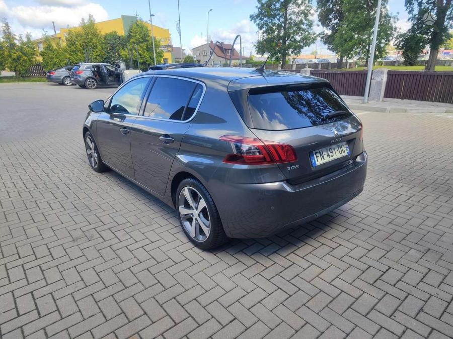 Pelēks Peugeot 308 2019 Tauragė, ar dzinēja tilpumu 1.20 L un nobraukumu 119 tūkst. km par 6600 €, foto 7 vietnē AUTOMOTO.COM.LV