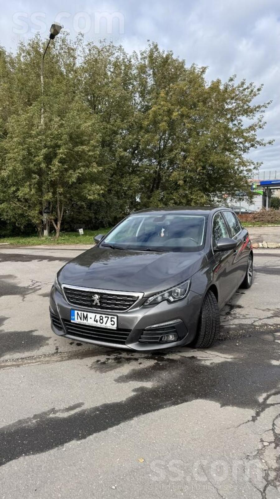 Pelēks Peugeot 308 2019 Jēkabpils, ar dzinēja tilpumu 1.50 L un nobraukumu 200 tūkst. km par 8400 €, foto 3 vietnē AUTOMOTO.COM.LV
