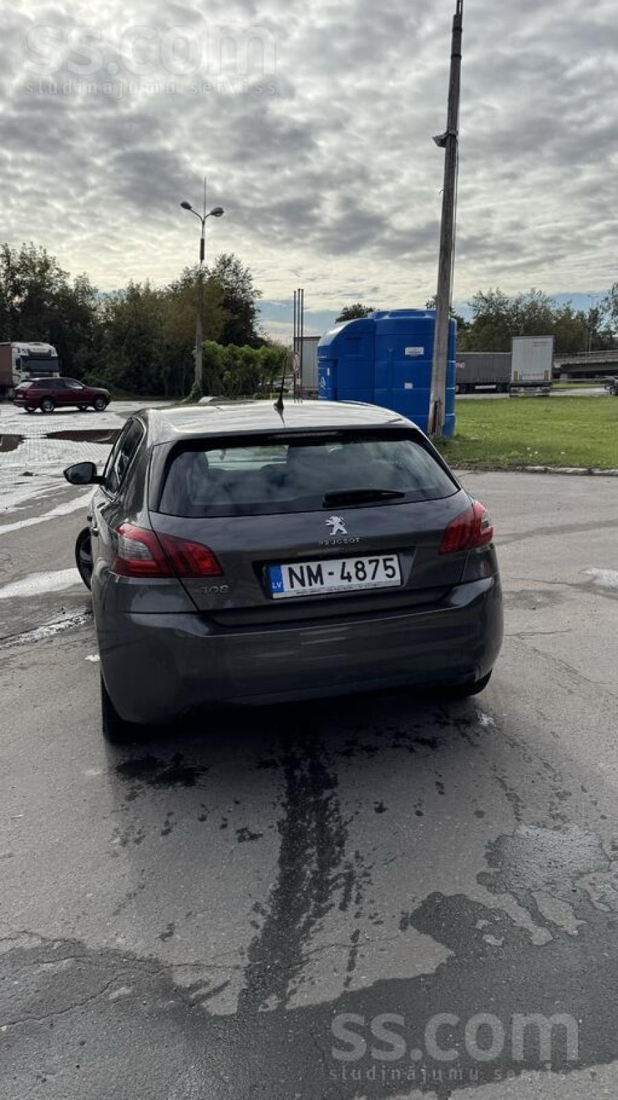 Pelēks Peugeot 308 2019 Jēkabpils, ar dzinēja tilpumu 1.50 L un nobraukumu 200 tūkst. km par 8400 €, foto 6 vietnē AUTOMOTO.COM.LV