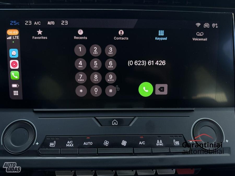 Серый Пежо 308 2023 в Авиженяй, объемом двигателя 1.60 л и пробегом 77 тыс. км за 23500 €, фото 22 на AUTOMOTO.COM.LV