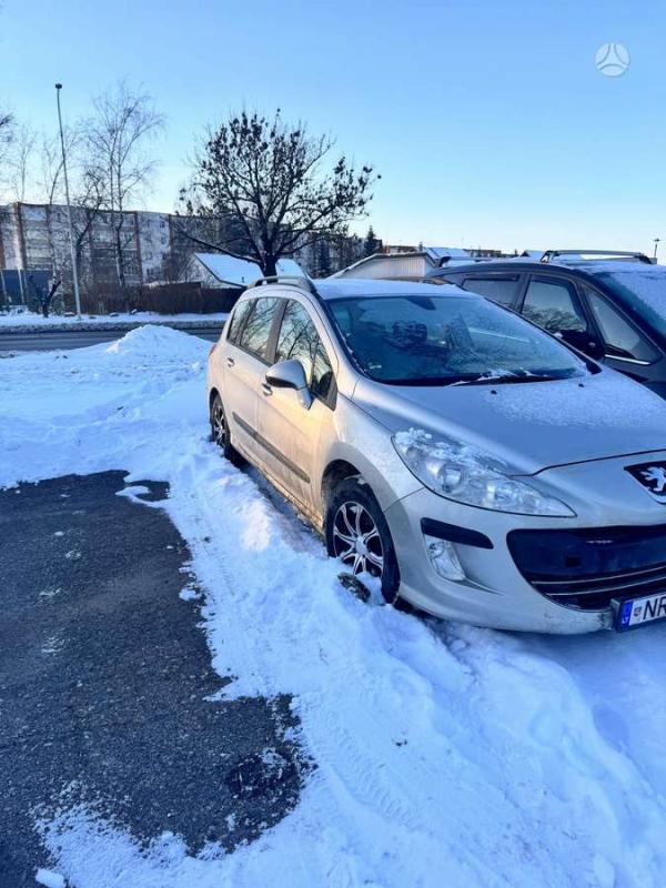 Pelēks Peugeot 308 2008 Panevēža, ar dzinēja tilpumu 1.60 L un nobraukumu 290 tūkst. km par 1650 €, foto 9 vietnē AUTOMOTO.COM.LV