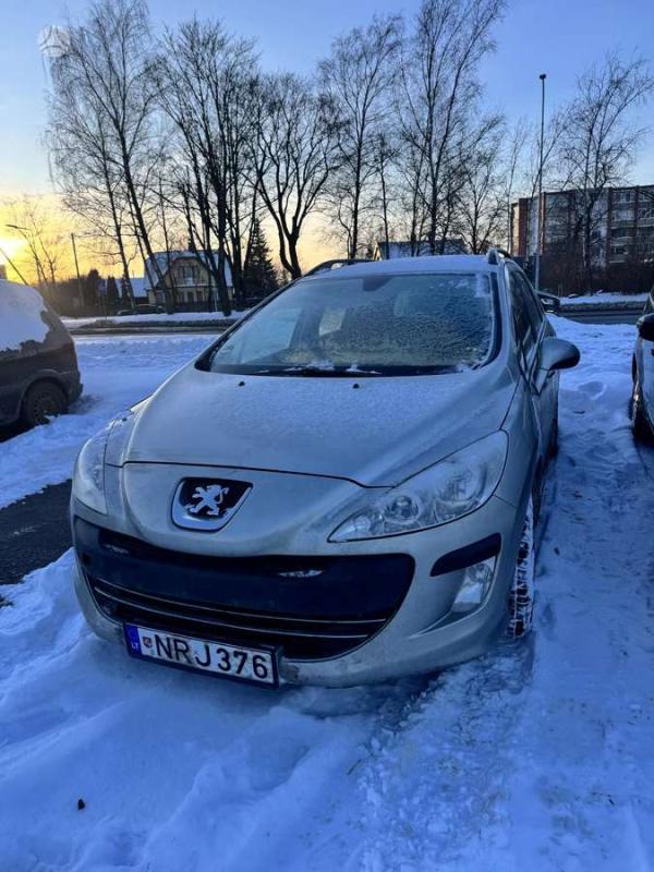 Pelēks Peugeot 308 2008 Panevēža, ar dzinēja tilpumu 1.60 L un nobraukumu 290 tūkst. km par 1650 €, foto 10 vietnē AUTOMOTO.COM.LV