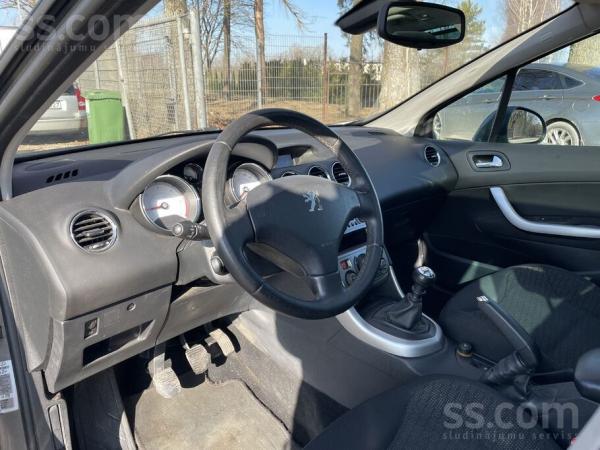 Grey Peugeot 308 2008 in Riga, with an engine capacity of 1.60 L and mileage of 260 thousand km for 1990 €, photo 10 on AUTOMOTO.COM.LV