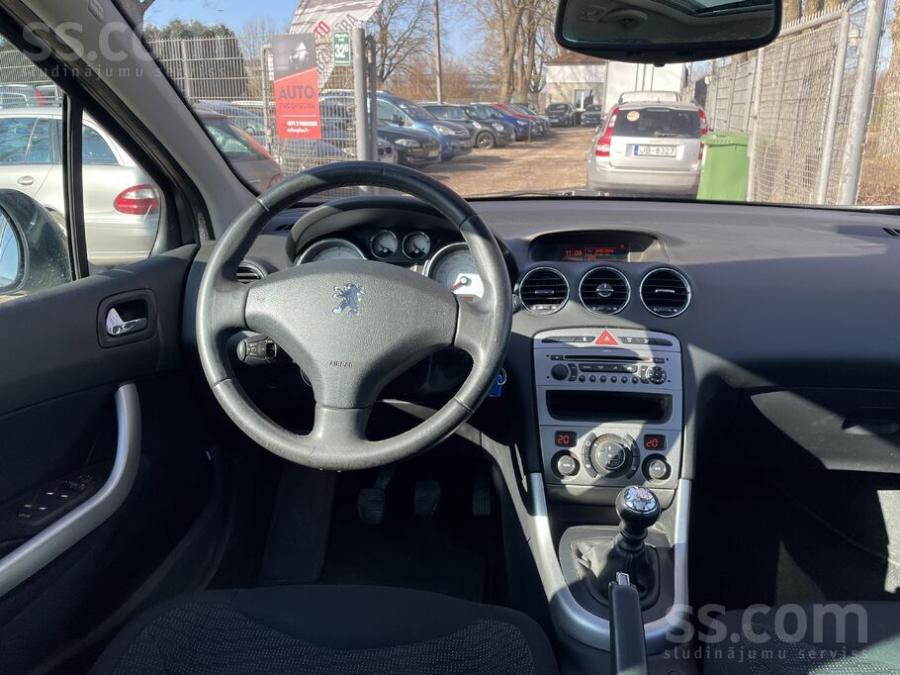 Grey Peugeot 308 2008 in Riga, with an engine capacity of 1.60 L and mileage of 260 thousand km for 1990 €, photo 24 on AUTOMOTO.COM.LV