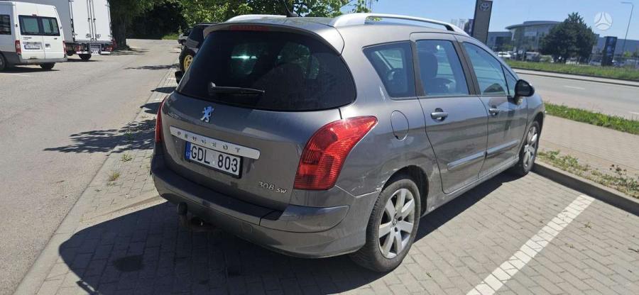 Pelēks Peugeot 308 2008 Klaipėda, ar dzinēja tilpumu 1.56 L un nobraukumu 315 tūkst. km par 800 €, foto 7 vietnē AUTOMOTO.COM.LV