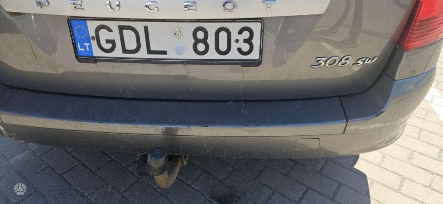 Pelēks Peugeot 308 2008 Klaipėda, ar dzinēja tilpumu 1.56 L un nobraukumu 315 tūkst. km par 800 €, foto 11 vietnē AUTOMOTO.COM.LV