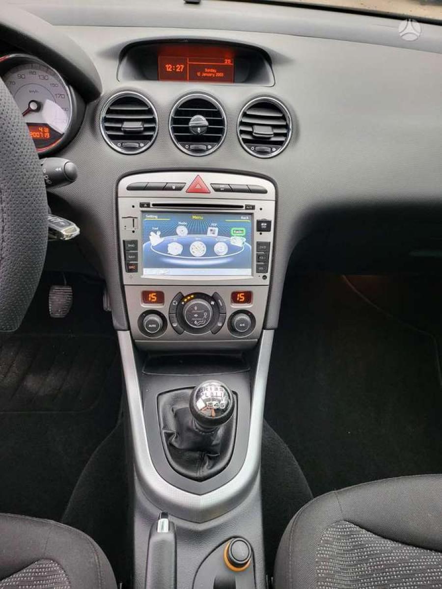 Grey Peugeot 308 2008 in Alytus, with an engine capacity of 1.60 L and mileage of 201 thousand km for 2460 €, photo 16 on AUTOMOTO.COM.LV