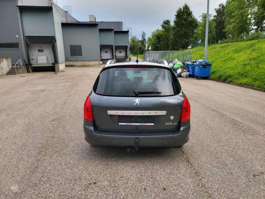 Grey Peugeot 308 2008 in Alytus, with an engine capacity of 1.60 L and mileage of 201 thousand km for 2460 €, photo 29 on AUTOMOTO.COM.LV