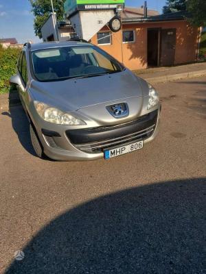 Pelēks Peugeot 308 2009 Panevēža, ar dzinēja tilpumu 1.60 L un nobraukumu 334 tūkst. km par 1150 €, foto 4 vietnē AUTOMOTO.COM.LV