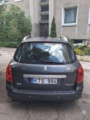 Pelēks Peugeot 308 2010 Viļņa, ar dzinēja tilpumu 1.56 L un nobraukumu 347 tūkst. km par 1200 €, foto 5 vietnē AUTOMOTO.COM.LV