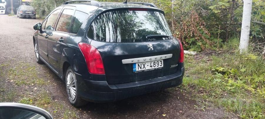 Pelēks Peugeot 308 2011 Daugavpils, ar dzinēja tilpumu 1.60 L un nobraukumu 520 tūkst. km par 800 €, foto 5 vietnē AUTOMOTO.COM.LV