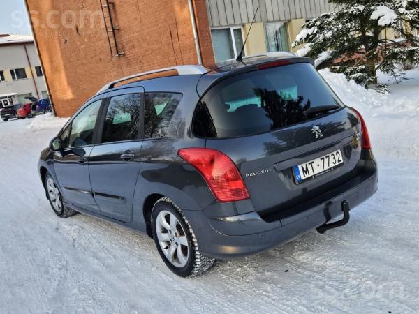 Grey Peugeot 308 2012 in Jekabpils, with an engine capacity of 1.60 L and mileage of 291 thousand km for 2490 €, photo 8 on AUTOMOTO.COM.LV
