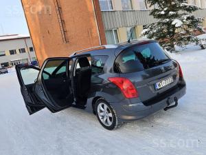 Grey Peugeot 308 2012 in Jekabpils, with an engine capacity of 1.60 L and mileage of 291 thousand km for 2490 €, photo 14 on AUTOMOTO.COM.LV