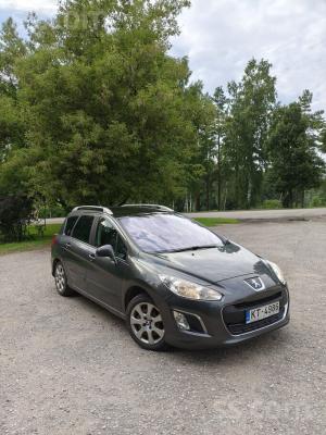 Grey Peugeot 308 2012 in Valmiera, with an engine capacity of 1.60 L and mileage of 421 thousand km for 1350 €, photo  on AUTOMOTO.COM.LV