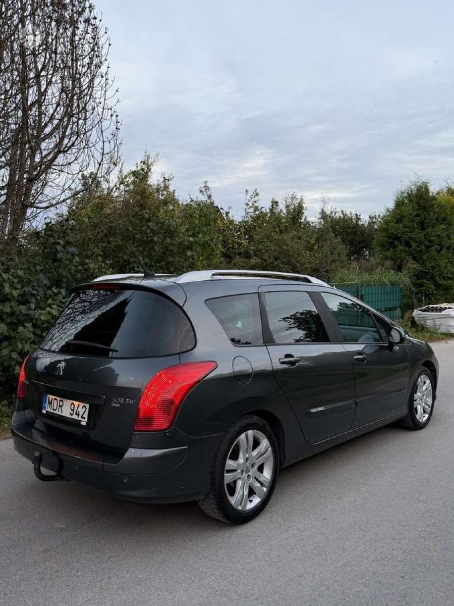 Pelēks Peugeot 308 2012 Tauragė, ar dzinēja tilpumu 1.56 L un nobraukumu 347 tūkst. km par 2780 €, foto 6 vietnē AUTOMOTO.COM.LV