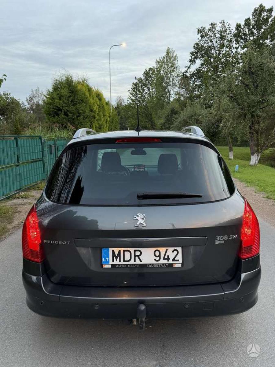 Pelēks Peugeot 308 2012 Tauragė, ar dzinēja tilpumu 1.56 L un nobraukumu 347 tūkst. km par 2780 €, foto 8 vietnē AUTOMOTO.COM.LV