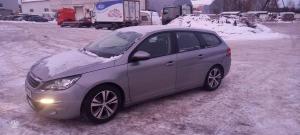 Grey Peugeot 308 2014 in Kaunas, with an engine capacity of 1.20 L and mileage of 210 thousand km for 3300 €, photo  on AUTOMOTO.COM.LV