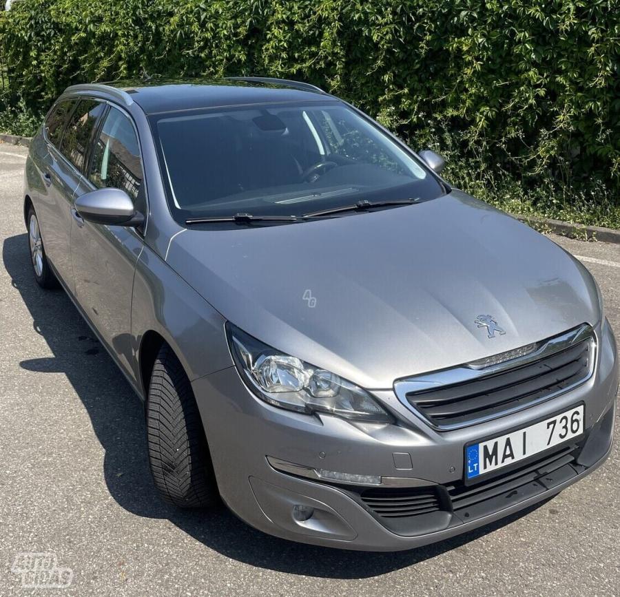 Pelēks Peugeot 308 2014 Kauņa, ar dzinēja tilpumu 1.60 L un nobraukumu 334 tūkst. km par 4250 €, foto 3 vietnē AUTOMOTO.COM.LV