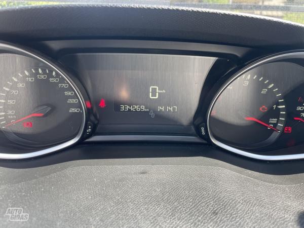 Pelēks Peugeot 308 2014 Kauņa, ar dzinēja tilpumu 1.60 L un nobraukumu 334 tūkst. km par 4250 €, foto 6 vietnē AUTOMOTO.COM.LV