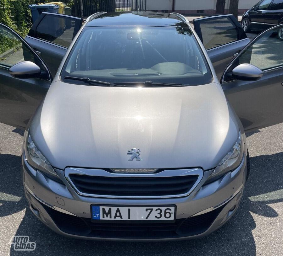 Pelēks Peugeot 308 2014 Kauņa, ar dzinēja tilpumu 1.60 L un nobraukumu 334 tūkst. km par 4250 €, foto 19 vietnē AUTOMOTO.COM.LV
