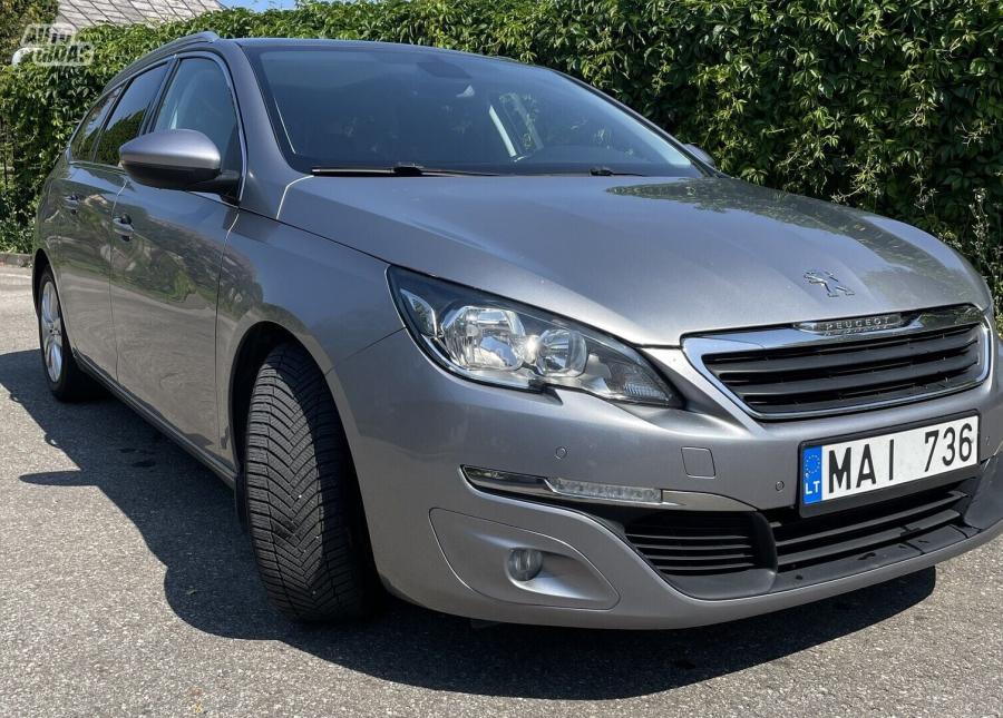 Pelēks Peugeot 308 2014 Kauņa, ar dzinēja tilpumu 1.60 L un nobraukumu 334 tūkst. km par 4250 €, foto 27 vietnē AUTOMOTO.COM.LV