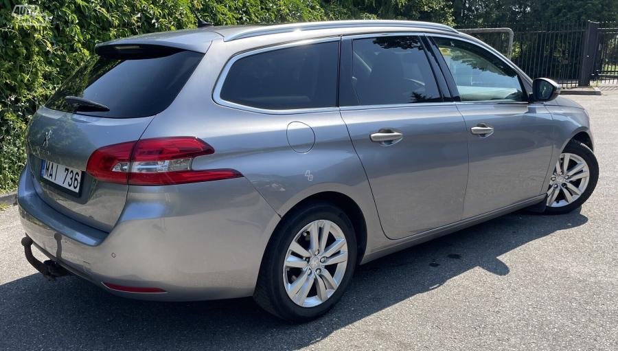 Pelēks Peugeot 308 2014 Kauņa, ar dzinēja tilpumu 1.60 L un nobraukumu 334 tūkst. km par 4250 €, foto 28 vietnē AUTOMOTO.COM.LV