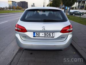 Grey Peugeot 308 2014 in Riga, with an engine capacity of 1.60 L and mileage of 219 thousand km for 4150 €, photo 8 on AUTOMOTO.COM.LV