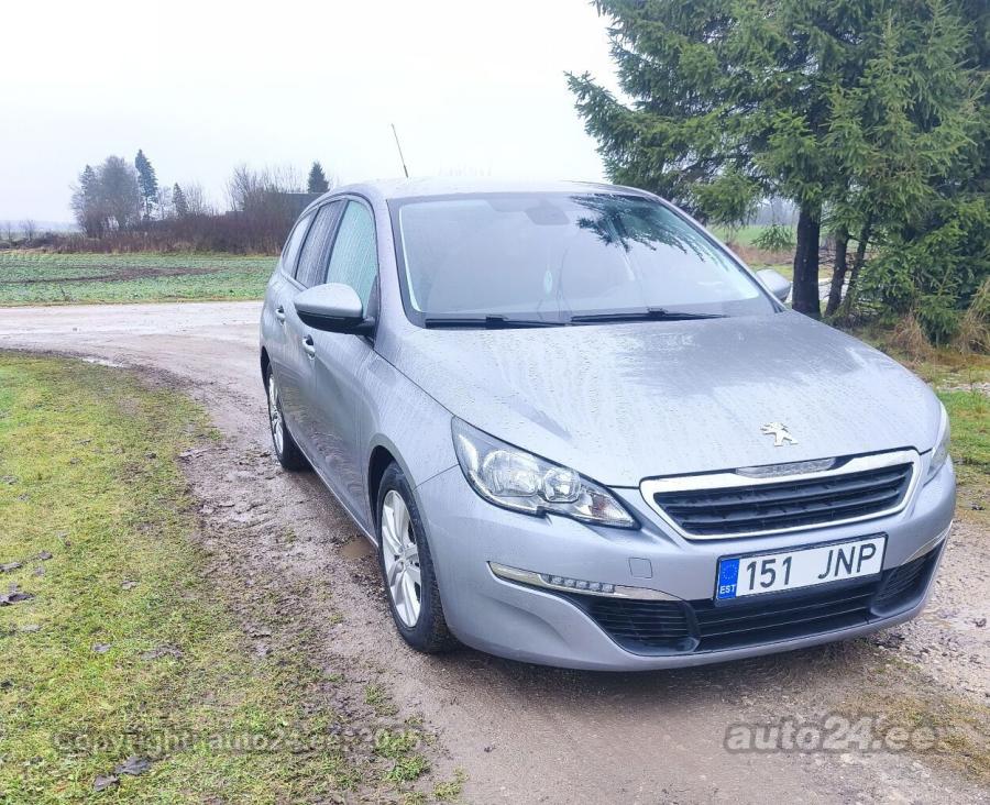 Grey Peugeot 308 2015 in Tallinn, with an engine capacity of 1.60 L and mileage of 257 thousand km for 4500 €, photo 1 on AUTOMOTO.COM.LV