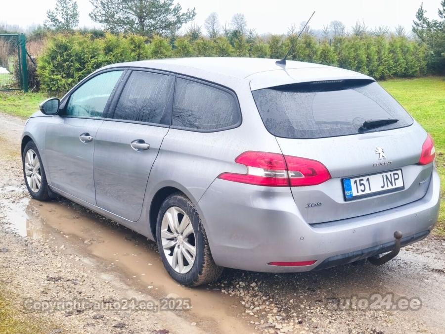 Grey Peugeot 308 2015 in Tallinn, with an engine capacity of 1.60 L and mileage of 257 thousand km for 4500 €, photo 4 on AUTOMOTO.COM.LV