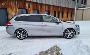 Grey Peugeot 308 2015 in Taurage, with an engine capacity of 2.00 L and mileage of 242 thousand km for 5800 €, photo 8 on AUTOMOTO.COM.LV