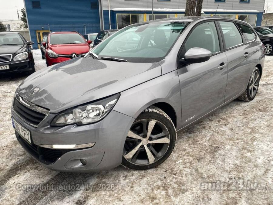Pelēks Peugeot 308 2015 Tallina, ar dzinēja tilpumu 1.60 L un nobraukumu 215 tūkst. km par 6200 €, foto 1 vietnē AUTOMOTO.COM.LV