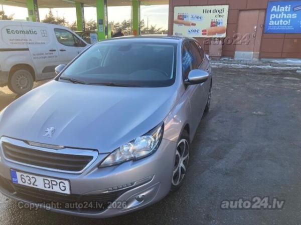Pelēks Peugeot 308 2015 Tallina, ar dzinēja tilpumu 1.60 L un nobraukumu 243 tūkst. km par 6000 €, foto 6 vietnē AUTOMOTO.COM.LV