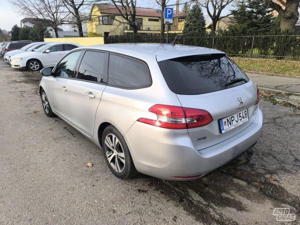 Pelēks Peugeot 308 2015 Kauņa, ar dzinēja tilpumu 2.00 L un nobraukumu 200 tūkst. km par 5350 €, foto 6 vietnē AUTOMOTO.COM.LV