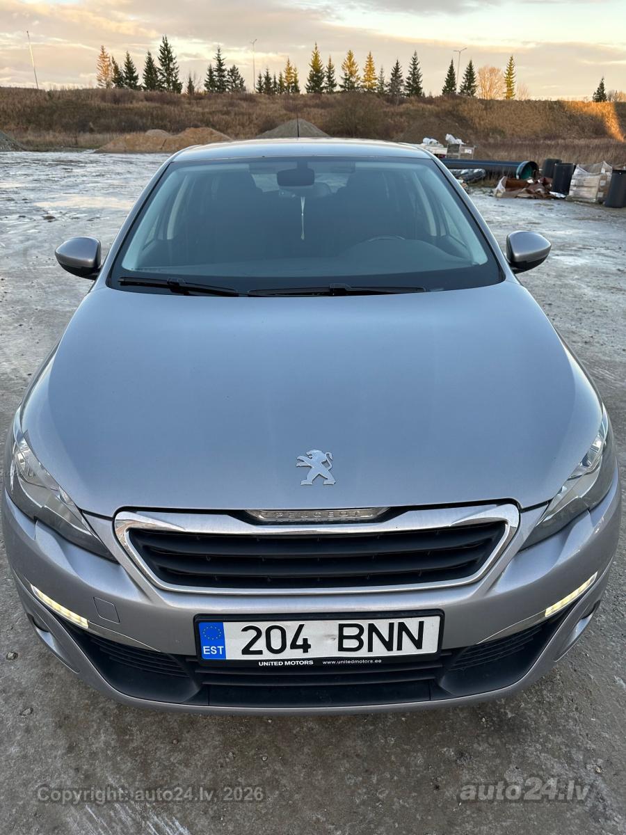 Pelēks Peugeot 308 2015 Tallina, ar dzinēja tilpumu 1.20 L un nobraukumu 217 tūkst. km par 5500 €, foto 10 vietnē AUTOMOTO.COM.LV