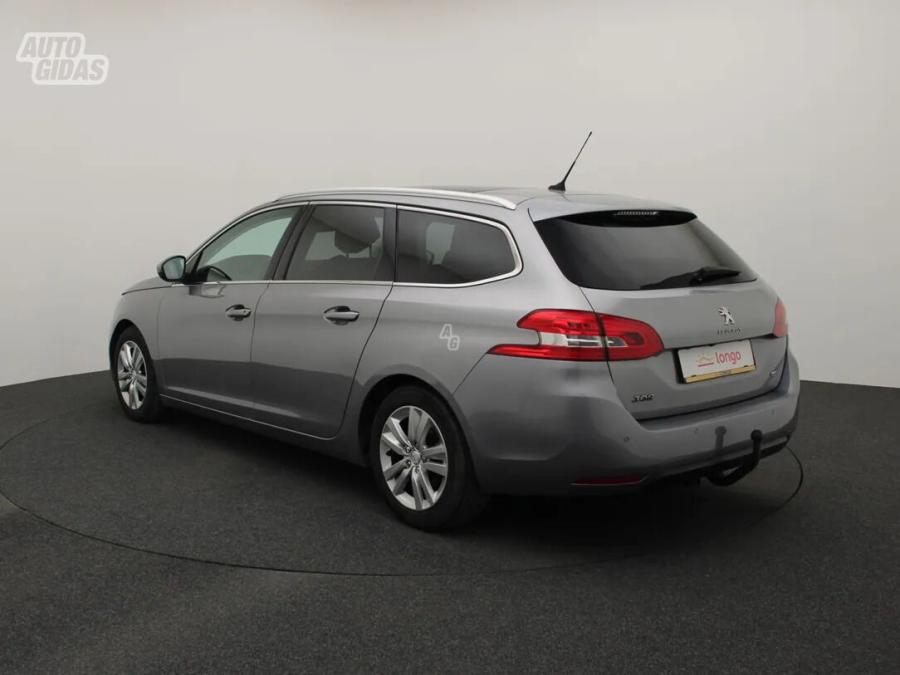 Grey Peugeot 308 2015 in Vilnius, with an engine capacity of 1.60 L and mileage of 165 thousand km for 6199 €, photo 8 on AUTOMOTO.COM.LV