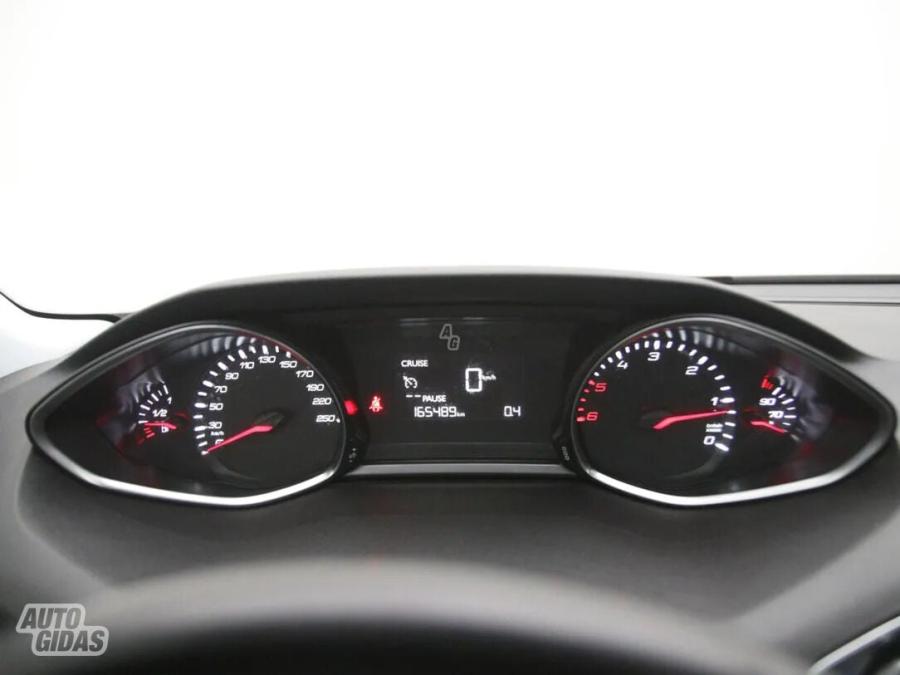 Grey Peugeot 308 2015 in Vilnius, with an engine capacity of 1.60 L and mileage of 165 thousand km for 6199 €, photo 20 on AUTOMOTO.COM.LV