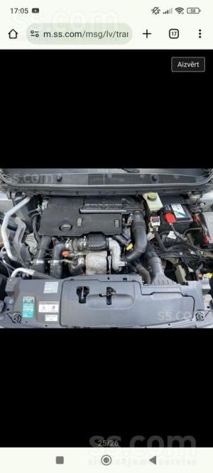 Grey Peugeot 308 2015 in Riga, with an engine capacity of 1.60 L and mileage of 228 thousand km for 3750 €, photo 6 on AUTOMOTO.COM.LV