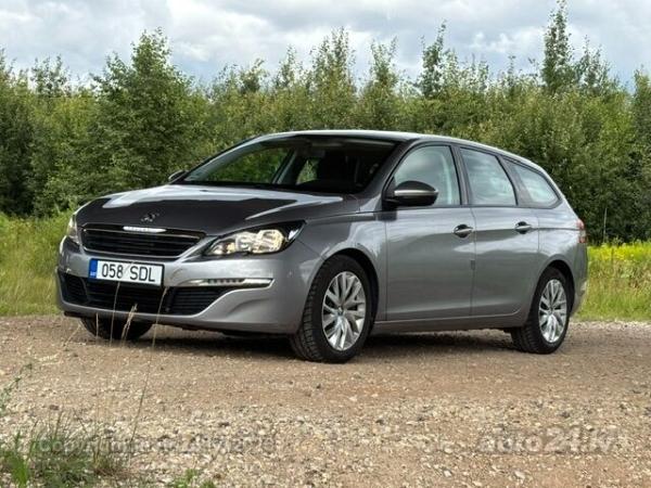 Pelēks Peugeot 308 2015 Tallina, ar dzinēja tilpumu 1.20 L un nobraukumu 207 tūkst. km par 4190 €, foto 1 vietnē AUTOMOTO.COM.LV